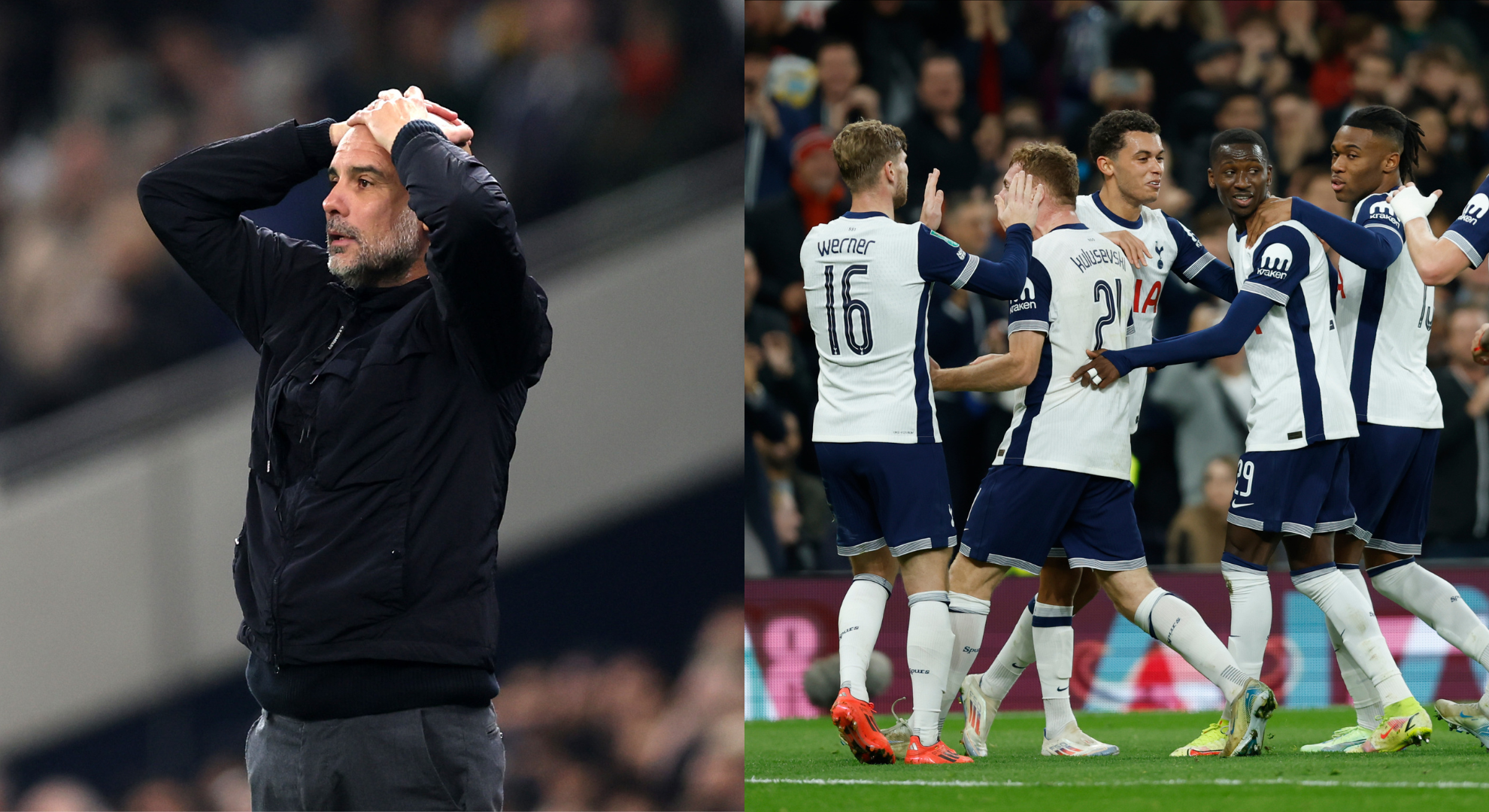 Pep Guardiola scoffs at 'really good' Tottenham star compared to Kevin ...