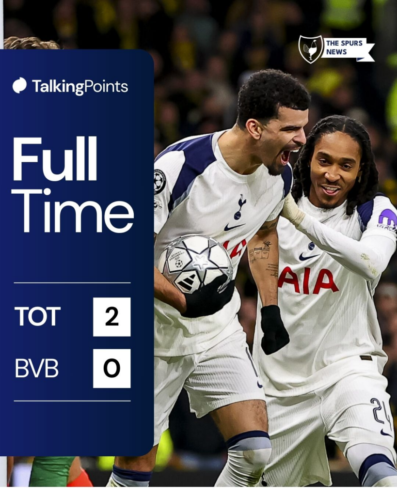 Tottenham Hotspur player ratings vs Dortmund, stunning star scores 10/10